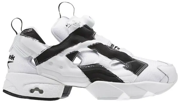REEBOK Instapump Fury Future Overbranded Sneakers - White/black