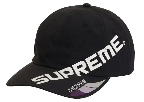 Supreme Ultra 6-panel Cap - Black