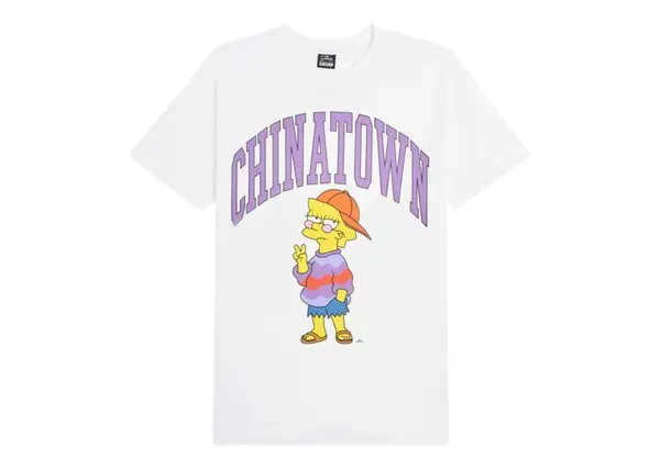 MARKET X The Simpsons Like You Know Whatever Arc T-shirt - White