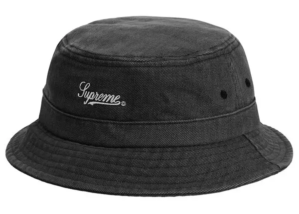 Supreme Twill Crusher Hat - Black