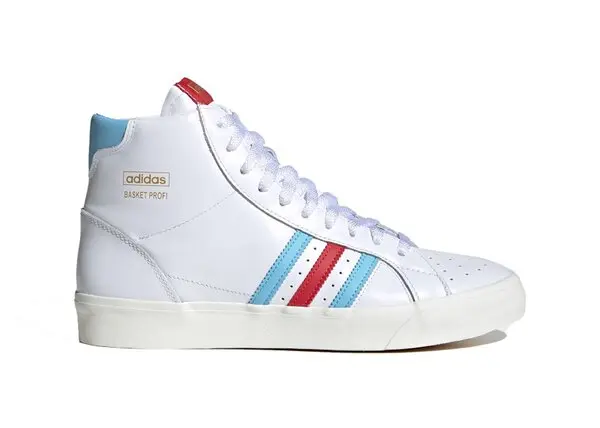 Adidas Basket Profi Sneakers - Cloud White/red/gold Metallic