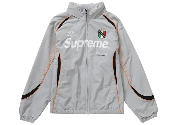 Supreme Umbro Track Jacket - Grey | Editorialist