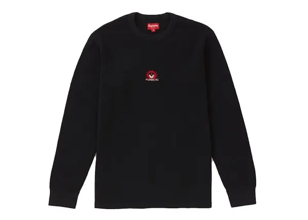 Supreme Vampire Waffle Thermal - Black
