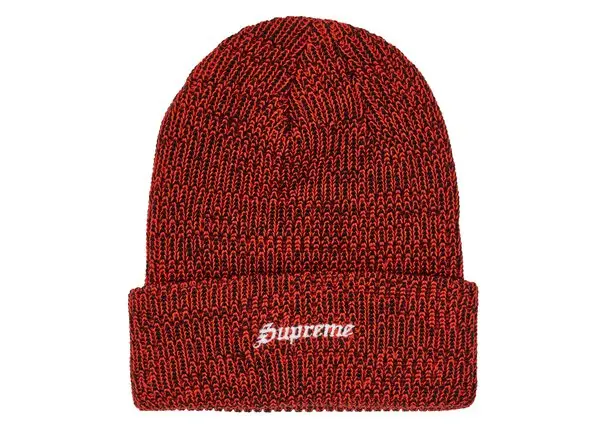 Supreme Twisted Loose Gauge Beanie - Neon Orange