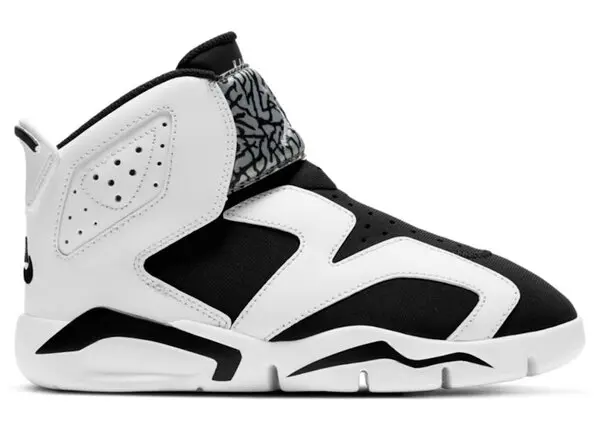 JORDAN 6 Retro Little Flex Sneakers - White/pure Platinum/black