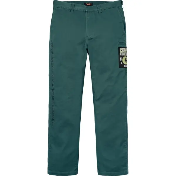 Supreme Undercover/public Enemy Work Pant - Dusty Teal
