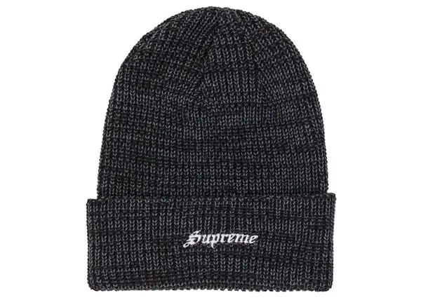 Supreme Twisted Loose Gauge Beanie - Charcoal