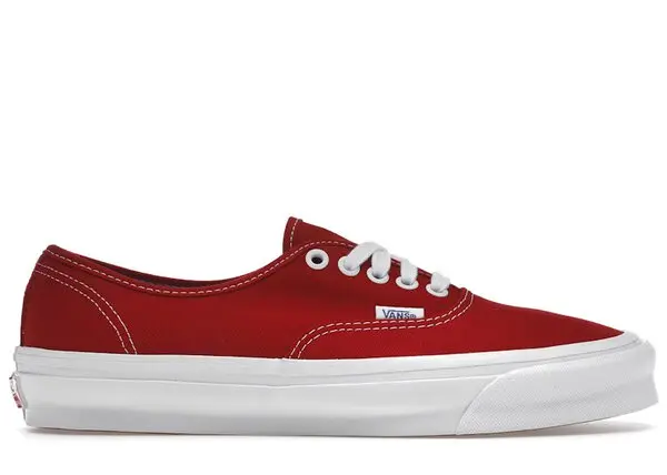 VANS Og Authentic Lx Sneakers - Red/true White