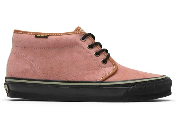 VANS Og Chukka Lx Mid-top Sneakers - Red/black