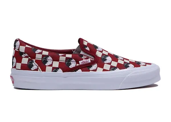 VANS Og Classic Slip-on Lx Year Of The Rabbit - Red/white/black