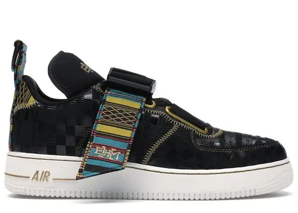 Nike Air Force 1 Utility Bhm - Black/metallic Gold/white