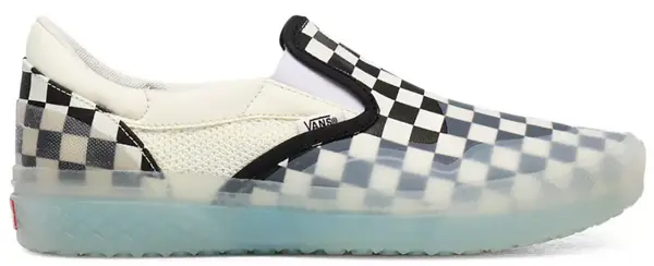 VANS Checkerboard Slip-on Sneakers - Checkerboard/marshmallow