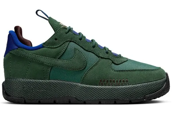 Nike Force 1 Wild Low Sneakers - Fir/earth