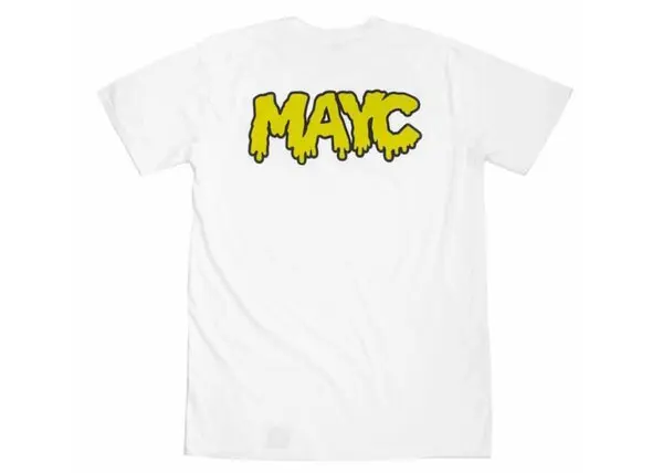 MAYC Mutant Ape Yacht Club T-shirt - White/yellow
