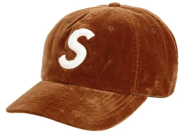 Supreme Velvet 6-panel Cap - Tan