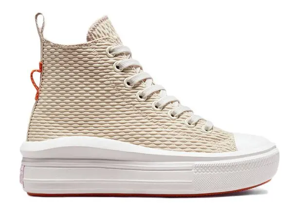 CONVERSE Chuck Taylor All Star Move Hi Future Utility - String/vintage White/fire Pit