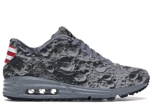 Nike Air Max Lunar90 Sp Moon Landing Sneakers - Reflective Silver/metallic Gl