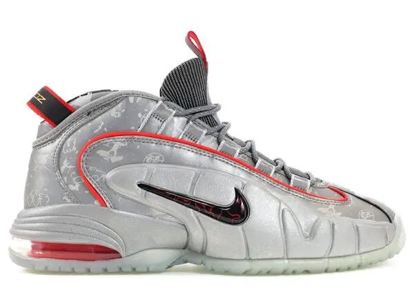 Nike Air Max Penny 1 Doernbecherin Sneakers - Silver/hyper Crimson