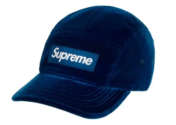 Supreme Velvet Camp Cap - Dark Teal