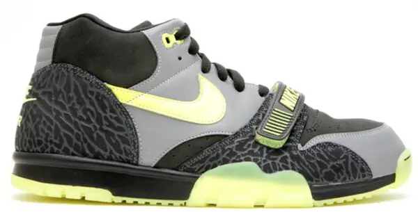 Nike Trainer 1 - Black/neon Yellow/metallic Silver