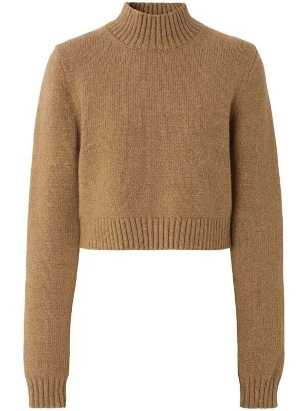 Burberry Monogram Cropped Jumper