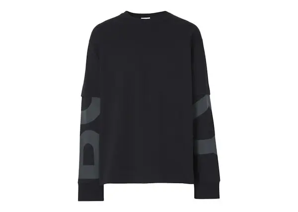 Burberry Mitchell Logo Print Cotton Sweatshirt