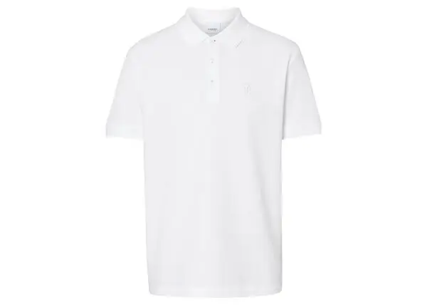 Burberry Logo Embroidered Polo Shirt