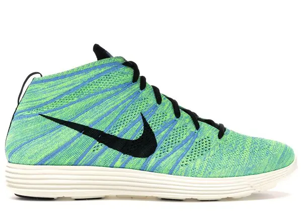 Nike Lunar Flyknit Chukka - Blue Glowone-colorblackone-colorvoltone-colorsail