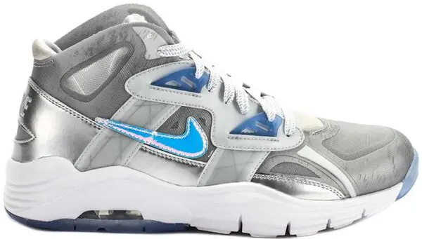 Nike Lunar 180 Trainer Sc Super Bowl Sneakers - Metallic Silver/ice Blueone-colormetallic Silver
