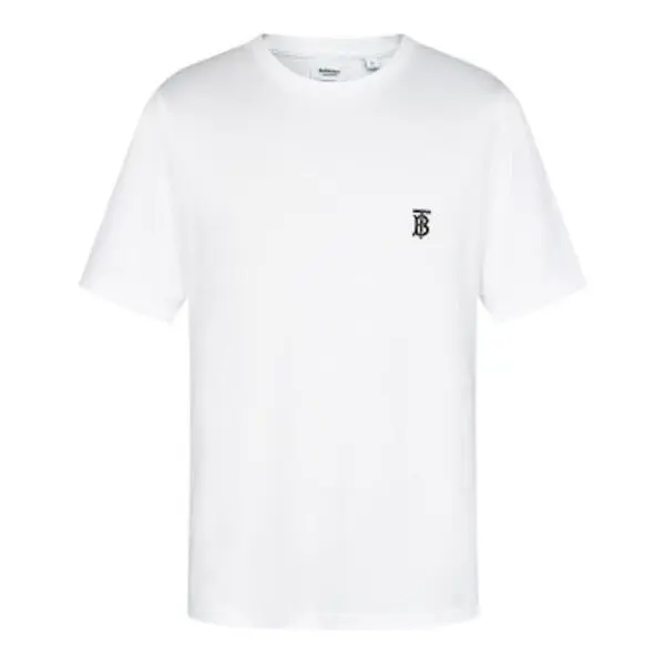 Burberry Monogram Motif Logo T-shirt - White