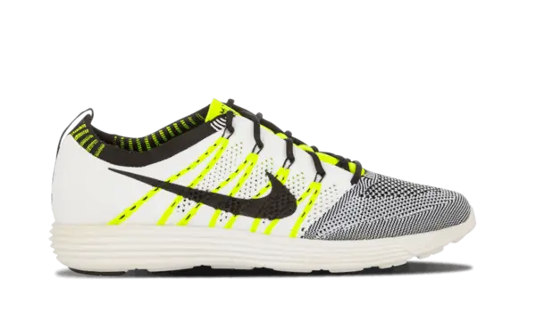Nike Lunar Flyknit Htm Sneakers - White/blackone-colorvolt