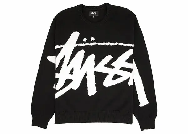 StÜssy Stock Sweater - Black
