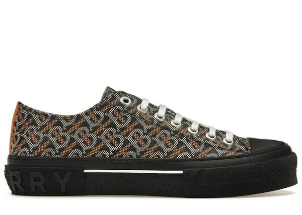 Burberry Monogram Pattern Low Top Sneakers