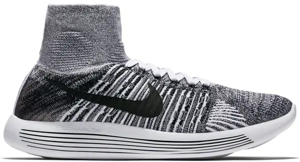 Nike Lunarepic Flyknit Sneakers - White/black