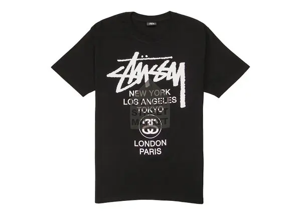 StÜssy X Dover Street Market T-shirt - Black