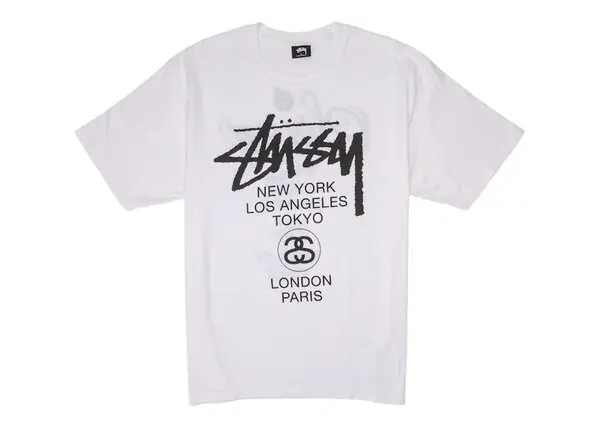 StÜssy World Tour T-shirt - White