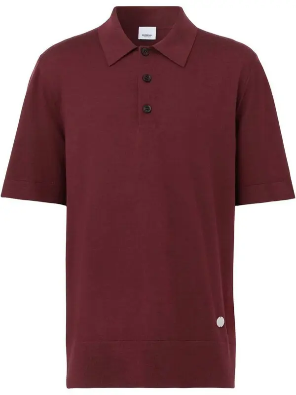 Burberry Monogram Motif Logoplaque Polo Shirt