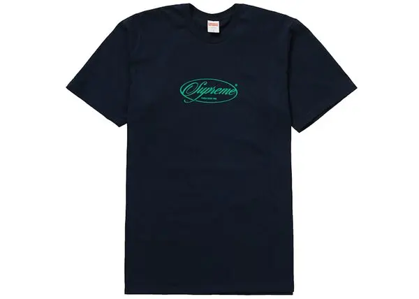 Supreme Classics Tee Shirt - Navy Blue