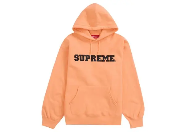Supreme Collegiate Hooded Sweatshirt - Peach