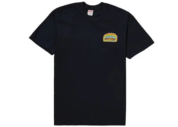 Supreme Chrome Tee Shirt - Navy Blue