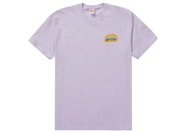 Supreme Chrome Tee Shirt - Light Purple