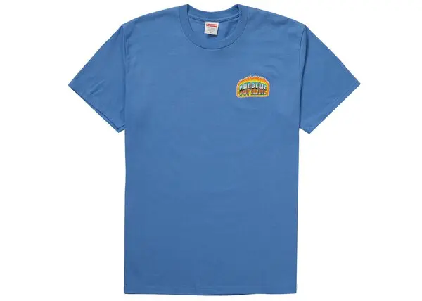 Supreme Chrome Tee Shirt - Dusty Light Royal