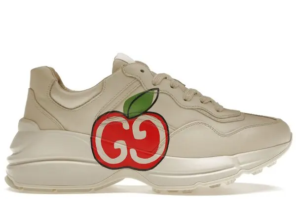 Gucci Rhyton Apple Sneakers - Ivory