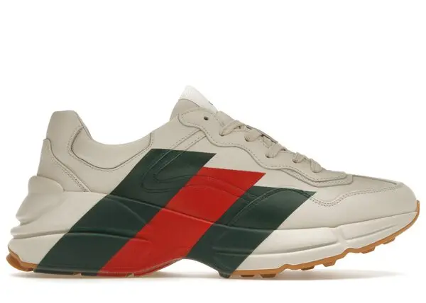 Gucci Rhyton Sneakers - Ivory/green/red