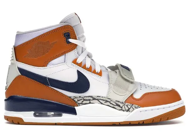 JORDAN Legacy 312 Trainer - White/midnight Navy Blue/ginger