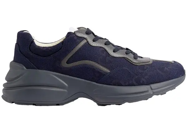 Gucci Rhyton Maxi Gg Supreme Sneakers - Blue