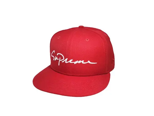 Supreme Classic Script Cap - Red