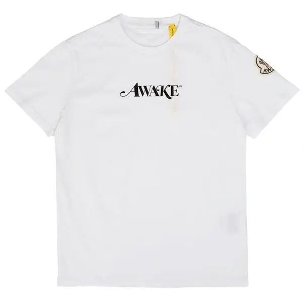 AWAKE X Moncler Logo Tee Shirt - White