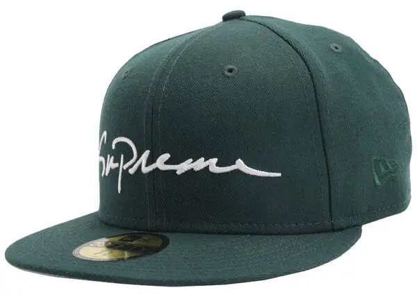 Supreme Classic Script New Era Cap - Green