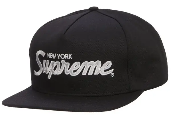 Supreme Classic Team 5-panel Cap - Black